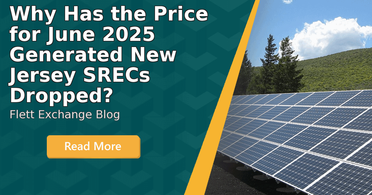 Why Has the Price for June 2025 Generated New Jersey SRECs Dropped ...
